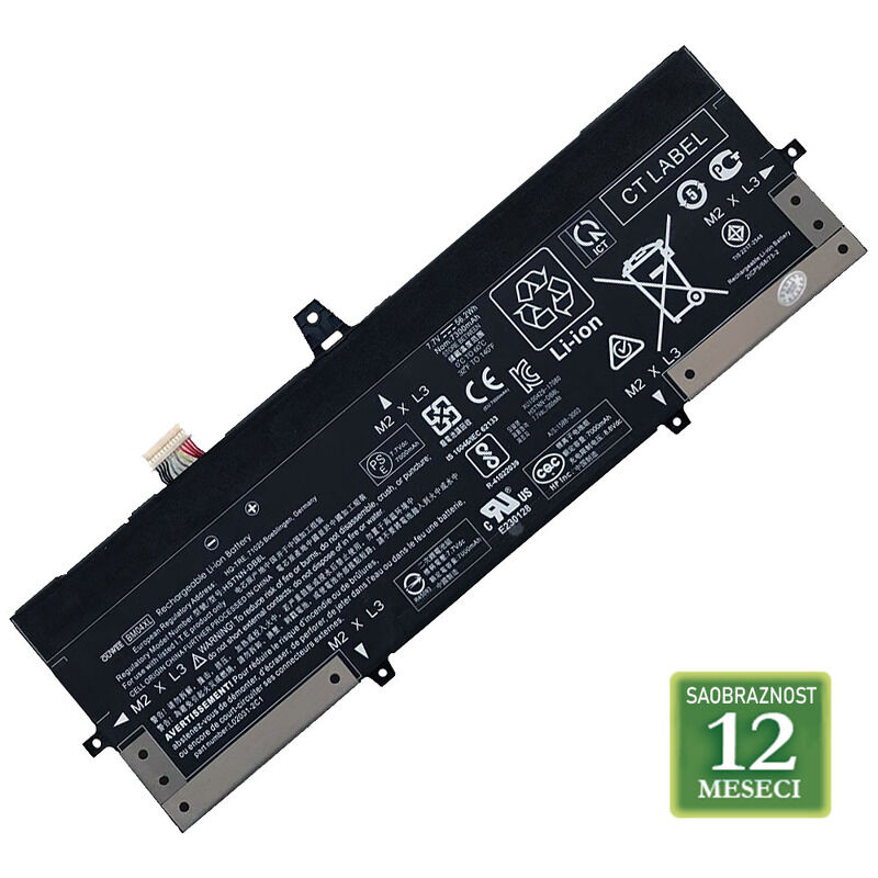 Baterija za laptop HP EliteBook X360 1030 G3 / BM04XL 7.7V 56.2Wh / 7300mAh