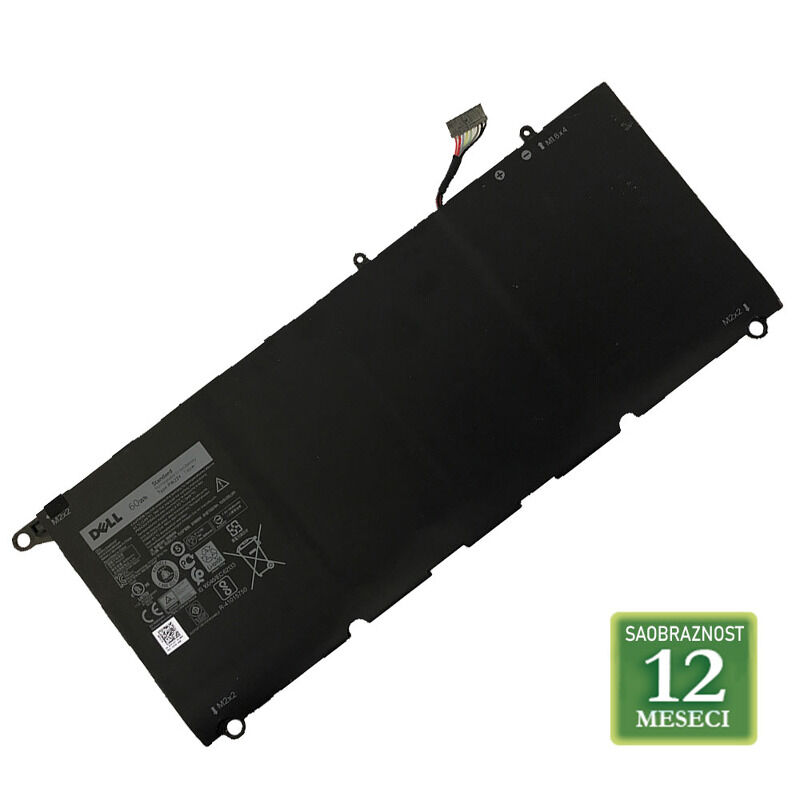 Baterija za laptop DELL XPS 13 9360 D9360 / PW23Y 7.6V 60Wh / 7500mAh