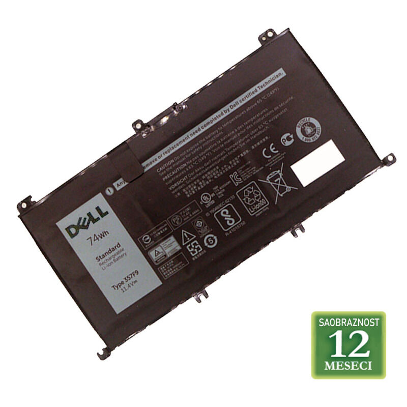 Baterija za laptop DELL 15 D7559 serije 11.4V 74Wh