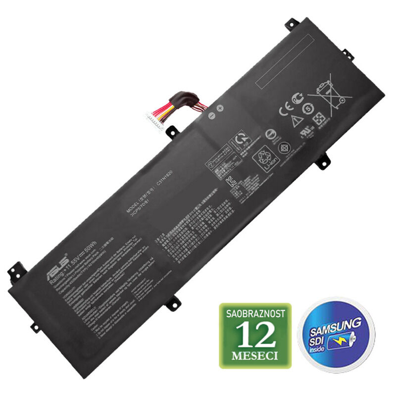 Baterija za laptop ASUS ZenBook UX430 / C31N1620-Cable to R 11.55V 50Wh/4335mAh
