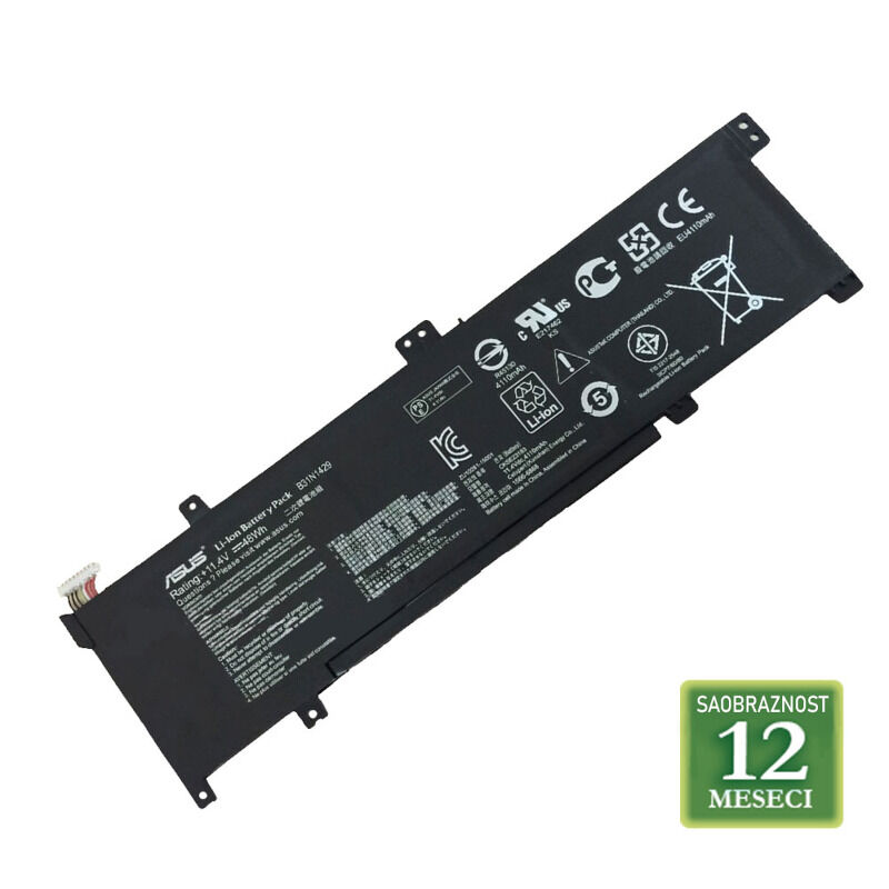 Baterija za laptop ASUS K501 serije B31N1429 11.4V 48Wh / 4110mAh