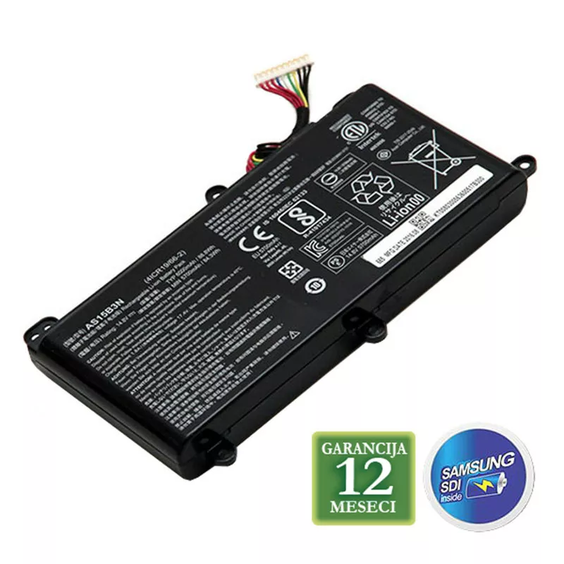 Baterija za laptop ACER PREDATOR G9-591 AS15B3N 14.8V 88.8Wh ( 6000mAh )