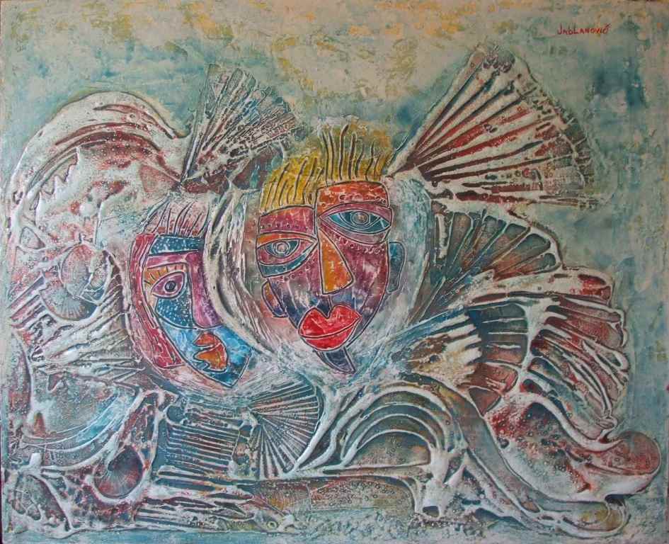 Tolerancija i netolerancija, Kristina Jablanović, ulje na platnu, 80×100 cm, sertifikat, 1000 eura