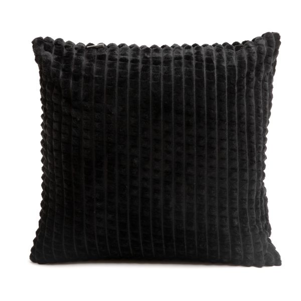 Dekorativna jastučnica GOFER 45x45cm - Black - HML