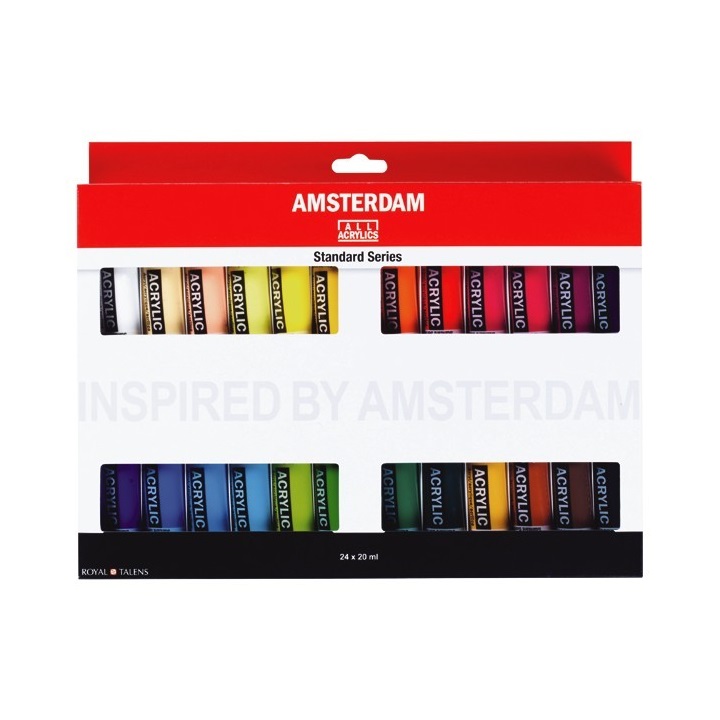 Set akrilnih boja AMSTERDAM STANDARD SERIES - 24x20ml