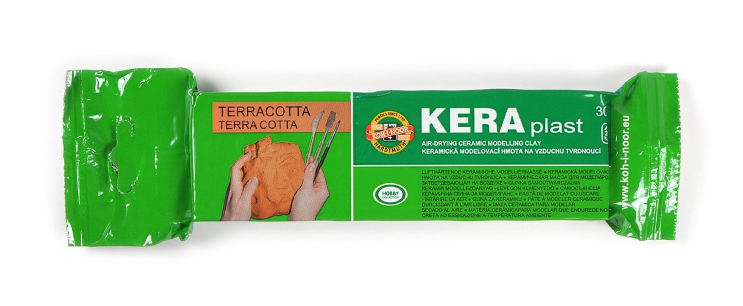 Masa za modeliranje za likovno 300g terracota