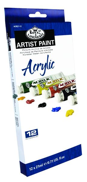 Akrilne boje ARTIST Paint 12x21ml