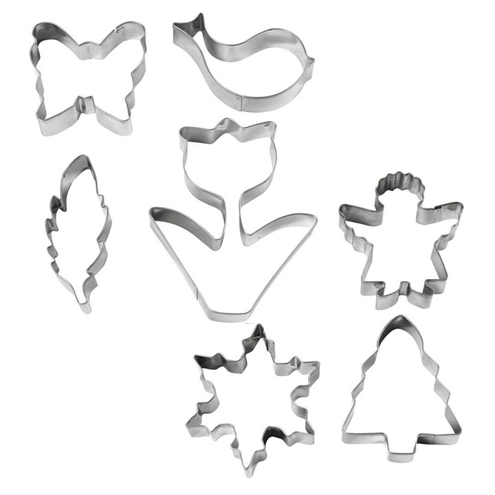 Set metalnih formi - 4 komada | razni oblici