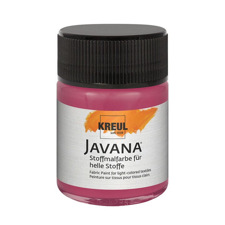 Boja za svetli tekstil JAVANA 50 ml