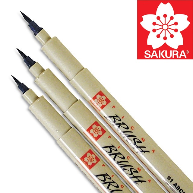 Kreativni flomaster SAKURA Pigma Brush - više nijansi