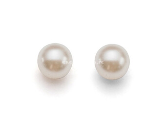 Ženske oliver weber pearl sissi cream rose mindjuše sa bež swarowski perlama ( 21020.621 )