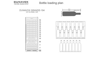 DX-194.490BK DUNAVOX vinska vitrina