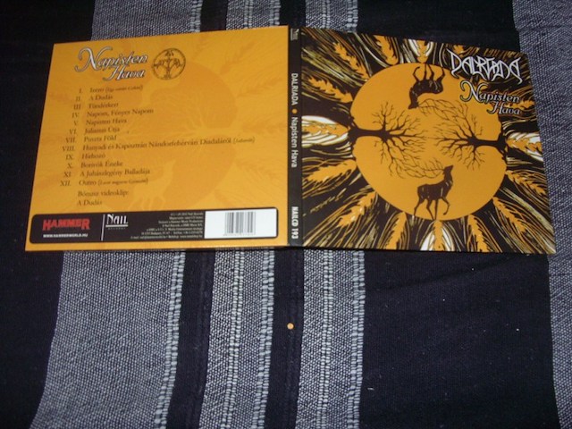 Dalriada ‎– Napisten Hava CD Digipak Nail Hungary 2012.