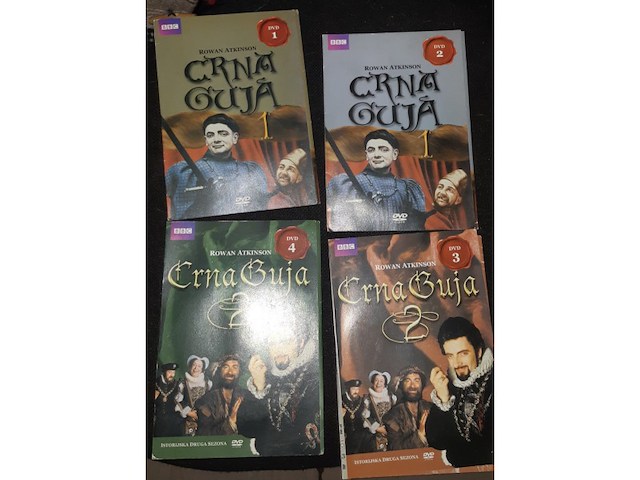 CRNA GUJA (4 DVD) aka BLACKADDER - sa prevodom