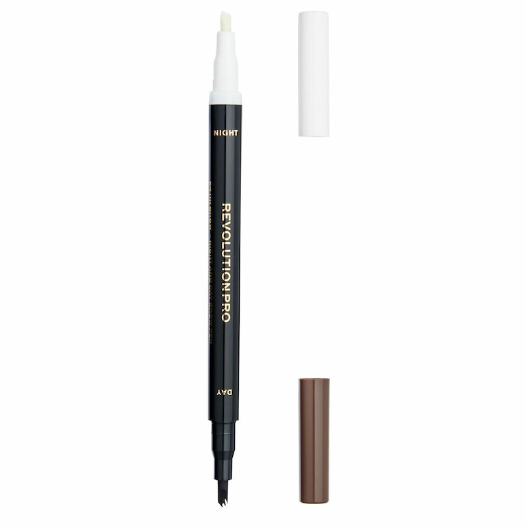 Olovka za obrve sa serumom REVOLUTION PRO Day&Night Brow Pen 1.6ml Warm Brown