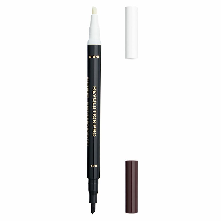 Olovka za obrve sa serumom REVOLUTION PRO Day&Night Brow Pen 1.6ml Dark Brown