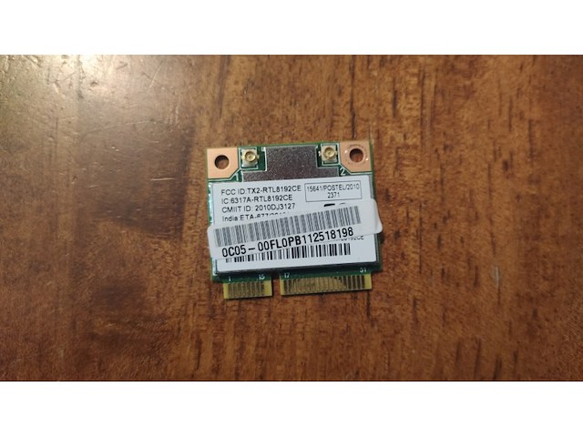 Wireless kartica RTL8192CE , Packard Bell VAB70