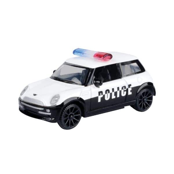 MET. AUTO MINI COOPER POLICISKI 1:43