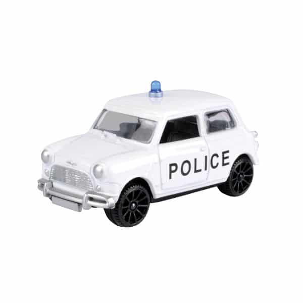 MET. AUTO MINI MORIS COOPER POLICISKI 1:43