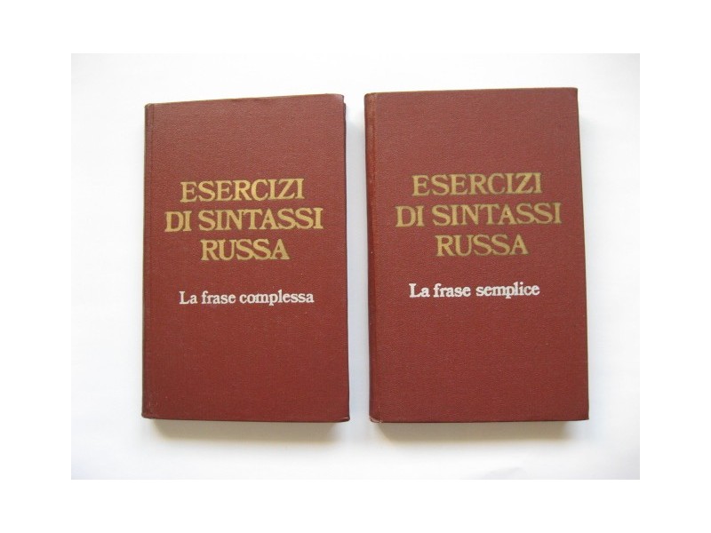 ESERCIZI DI SINTASSI RUSSA 1-2 (ruski za Italijane)