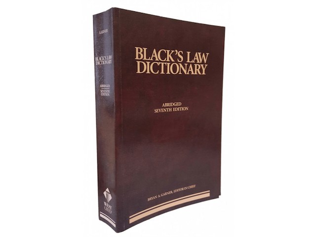 BLACK`S LAW DICTIONARY (Abridged Seventh Edition)