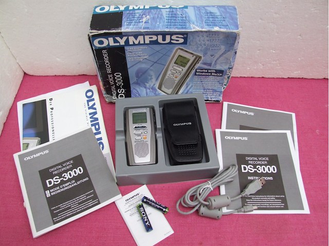 Olympus DS-3000 diktafon FULL kao NOVO + GARANCIJA!