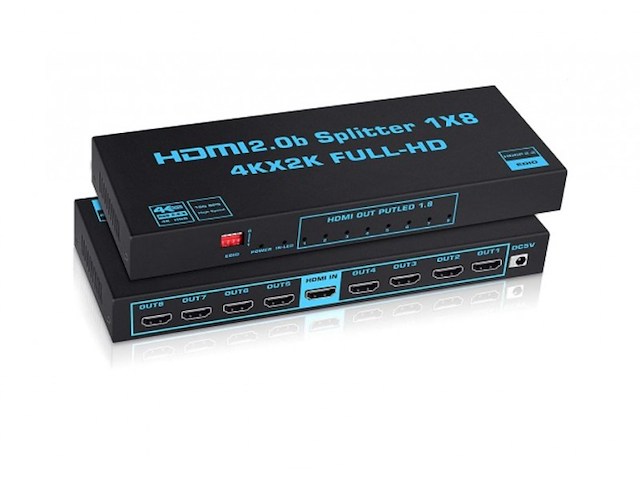 HDMI spliter 1 na 8 aktivni