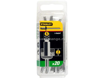 Stanley 1-PAA54T Aluminijumske nitne 4x6mm - 20kom