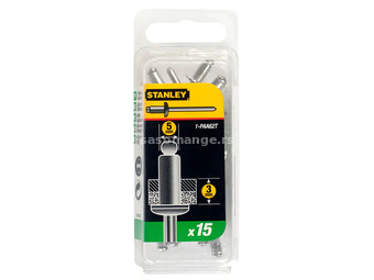 Stanley 1-PAA62T Aluminijumske nitne 5x3 mm - 15kom