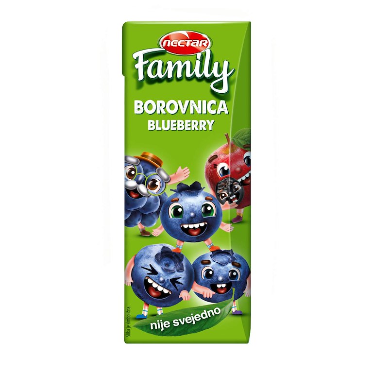 Nectar Family Blueberry 200 ml