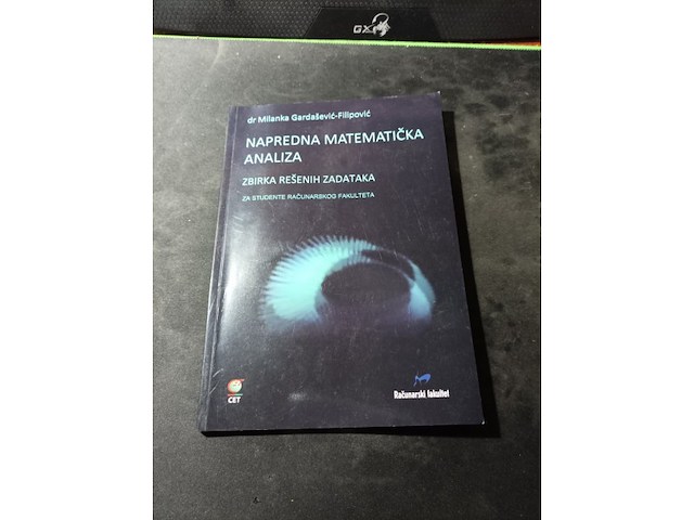 Napredna matematička analiza - Milanka Gardašević