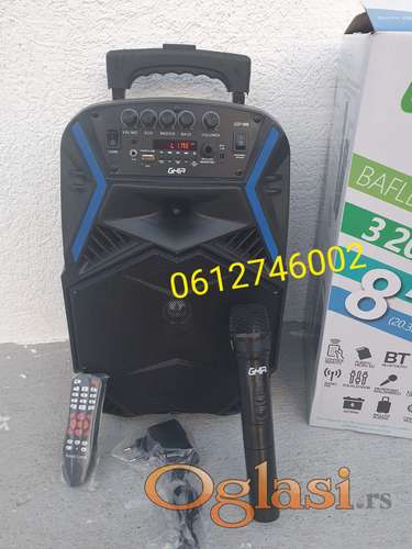 Karaoke Bluetooth Zvucnik + Bezicni mikrofon GHIA