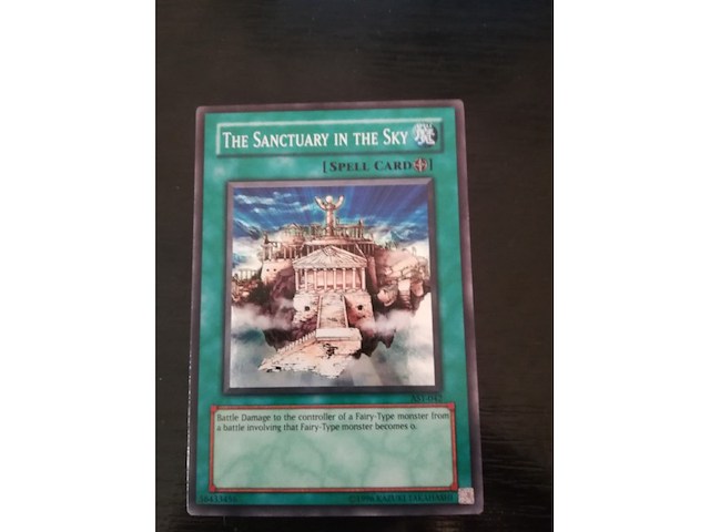 Yu-GI-OH!- The Sanctuary in the Sky   (Super rare)