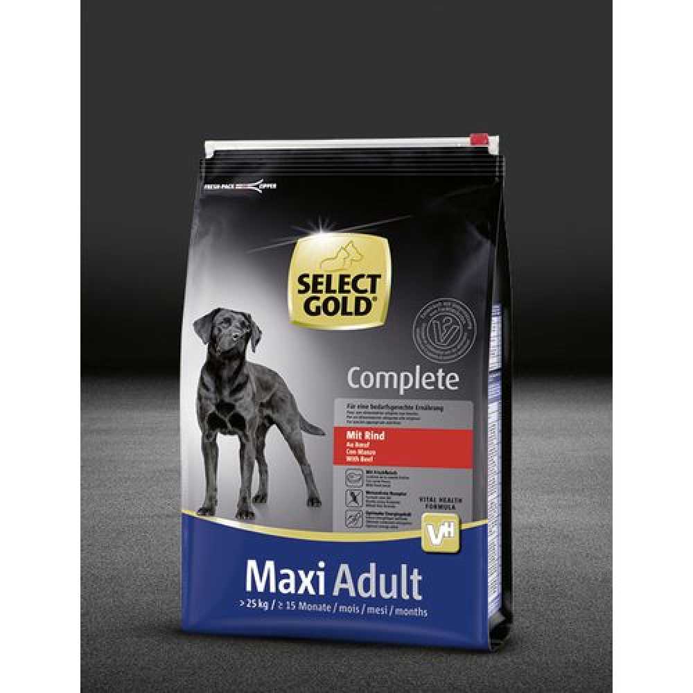 SELECT GOLD Dog Complete Maxi Adult Beef 12kg