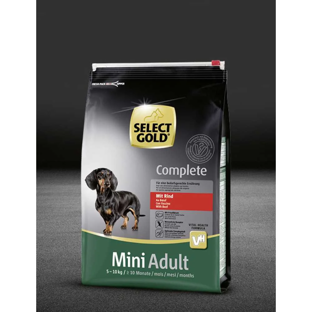 SELECT GOLD Dog Complete Mini Adult Beef 10kg