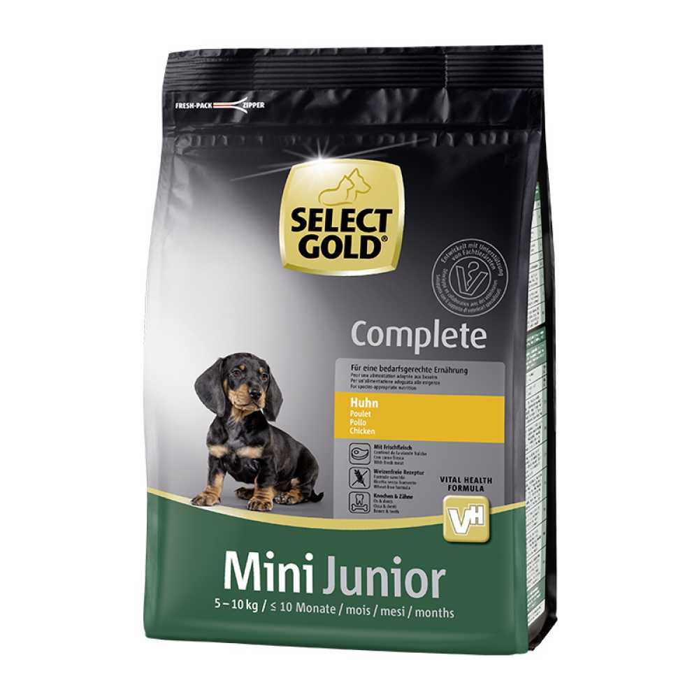 SELECT GOLD Dog Complete Mini Junior Poultry 1kg