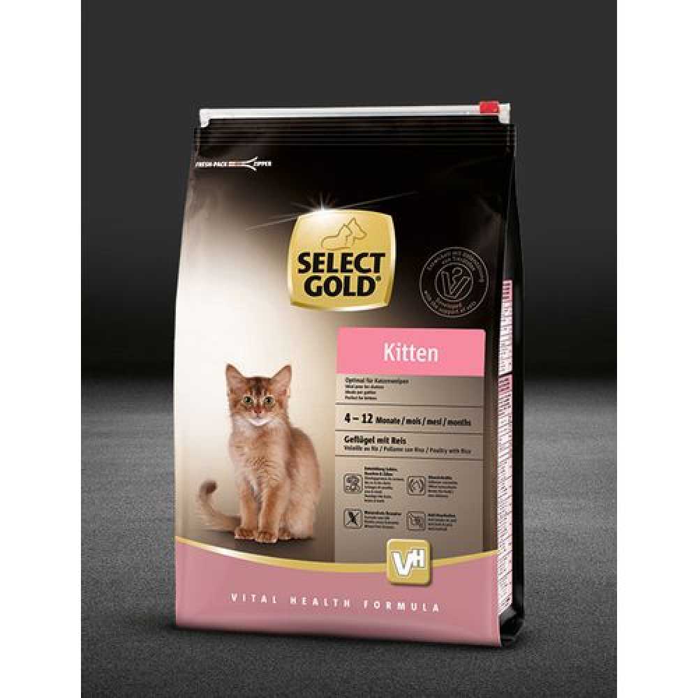 SELECT GOLD Cat Kitten Poultry&Rice 400g