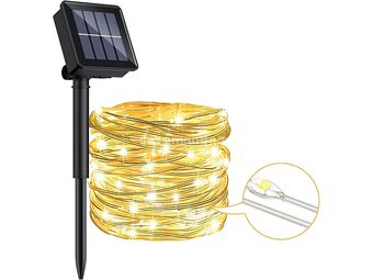 Led Solarne lampice 100 dioda 10m