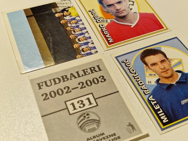 Sličice Fudbaleri 2002 - 2003 Tehnograf na komad