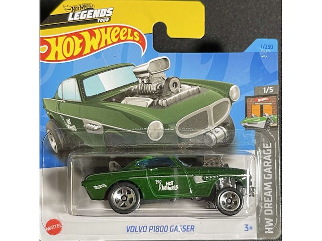 hot wheels volvo P1800 gasser