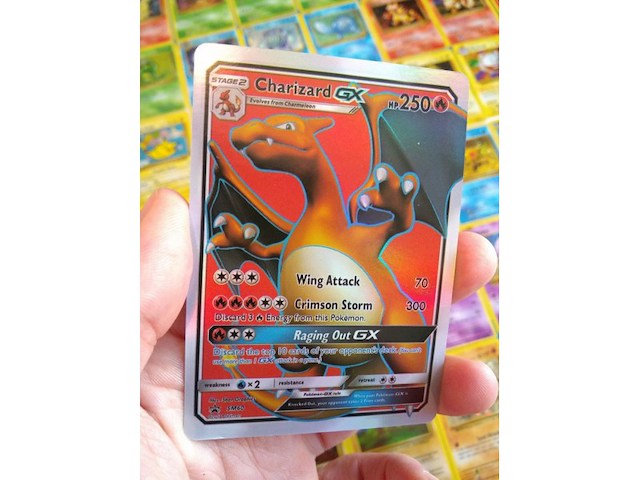 Pokemon karta Charizard GX sijajuca - Pokemoni karte