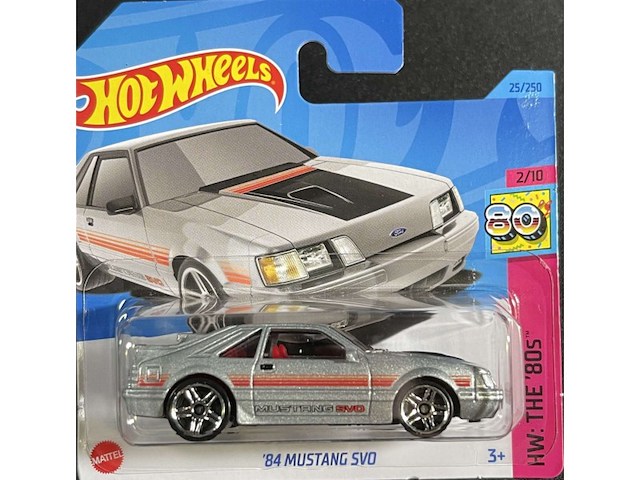 hot wheels ford mustang `84 SVO