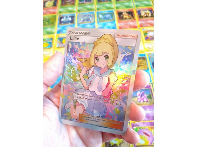 Pokemon karta Lillie sijajuca - Pokemoni karte