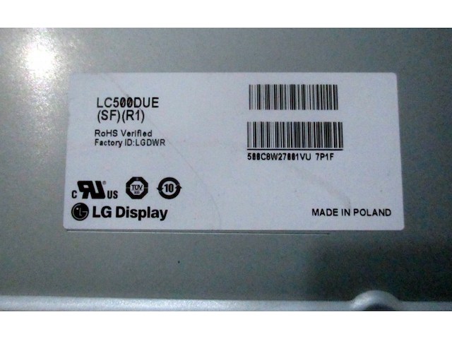 LED Panel 50` LC500DUE (SF) (R1)   za Toshiba-50L4363D