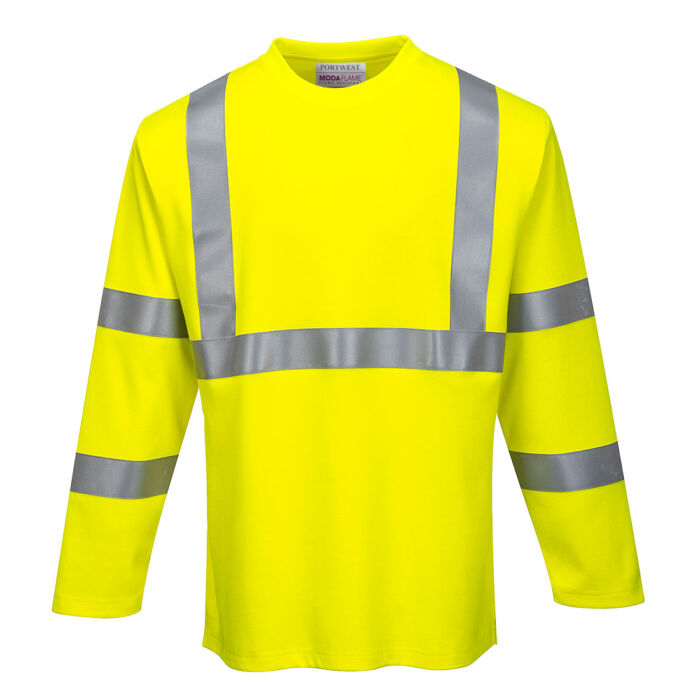 Vatrootporna Hi-Vis majica sa dugim rukavima