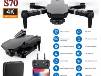 Drone S70 PRO 2021 WIFI FPV RC 4K/Dual Quadcopter Dron RC