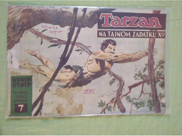 TARZAN NA TAJNOM ZADATKU br.7 STRIP STRIP