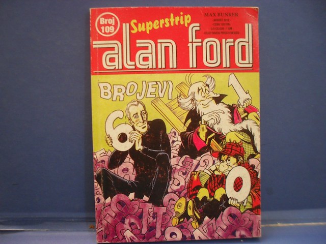 ALAN FORD Broj 109  BROJEVI