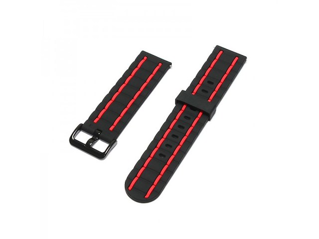 Narukvica Linea za smart watch 22mm crveno crna