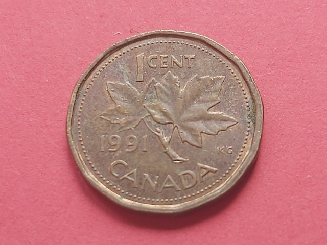 Kanada  - 1 cent 1991 god